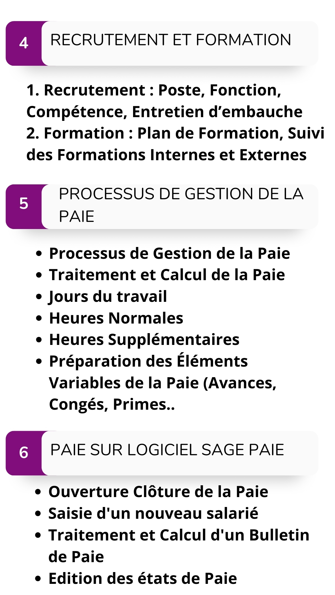 Formation RH - 4Gestion Academy